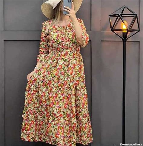 عکس لباس ساحلی چین دار