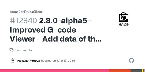 2 8 0 Alpha5 Improved G Code Viewer Add Data Of The Actual Segment