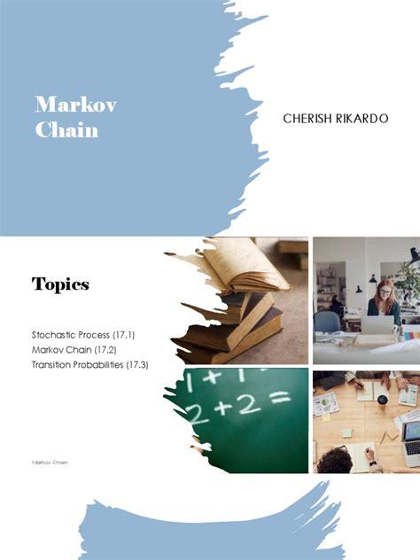 markov chain pdf markov chain stochastic process