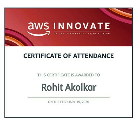 Rohit Akolkar On Linkedin Aws Webinar