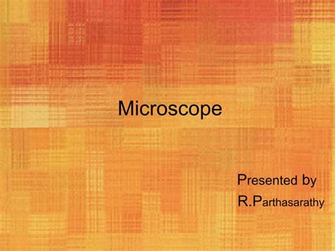 History Of The Microscope Ppt