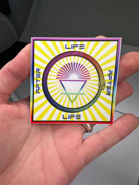 3x3 Ouroboros Life After Life Sticker Etsy