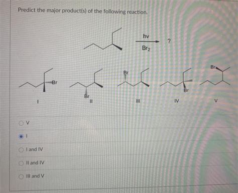 Solved Predict the major product(s) of the following | Chegg.com