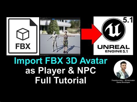 Free Video Import Fbx Avatar As Player And Npc Unreal Engine 51