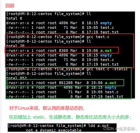 linux 动静态库的原理和使用详解 linux系统动态库作用 csdn博客