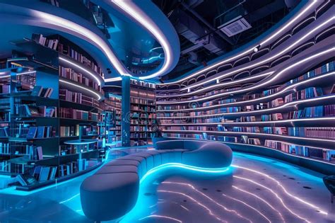 Futuristic Library Design Exploring Modern Architectural Wonders With Innovative Bookshelves