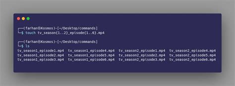 farhan ahmed on linkedin linux tip 💡 touch tv season{1 2} episode