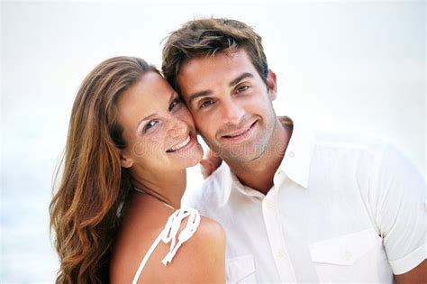 Happy Couple Portrait And Young Love In Nature And Travel On Honeymoon