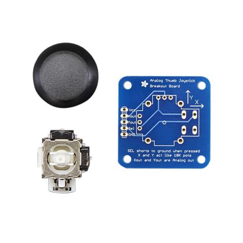 Adafruit Industries Analog 2 Axis Thumb Joystick With Select Button And
