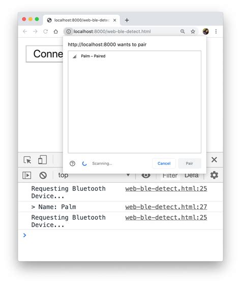 Hutscape Tutorials Web Ble Detect