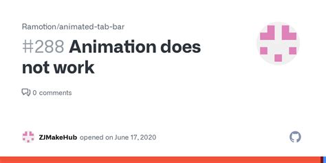 animation does not work · issue 288 · ramotion animated tab bar · github