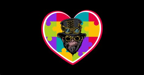 Autism Day Monkey Autism Day Sticker Teepublic