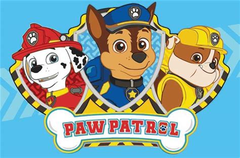 پوستر انیمیشن سگهای نگهبان در زمینه آبی و لوگوی کارتون بالای صفحه 1664445