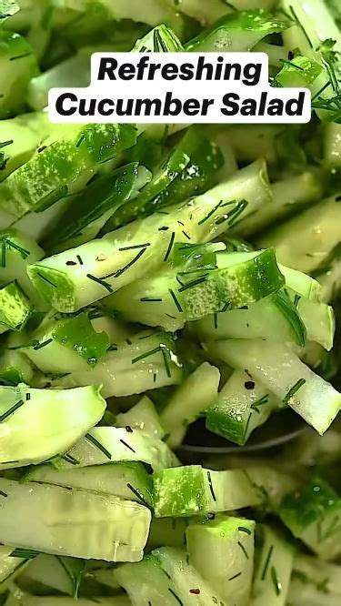 Refreshing Cucumber Salad