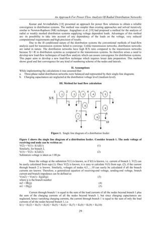 An Approach For Power Flow Analysis Of Radial Distribution Networks PDF