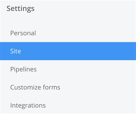 Updating Your Site Settings Teamwork Crm Support