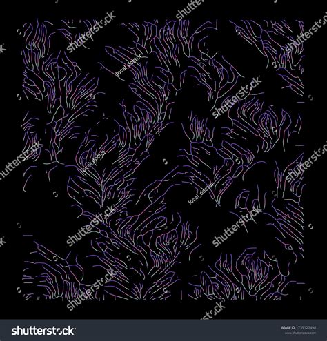 Generative Art Visualization Random Perlin Noise Stock Vector Royalty Free