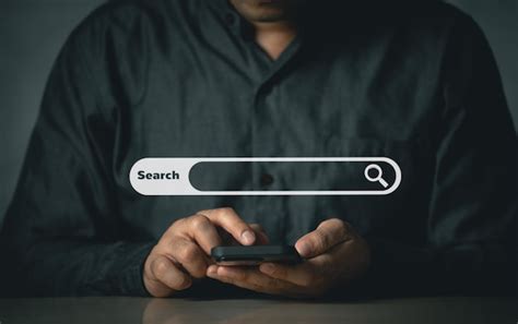 premium photo businessman use mobile phone searching browsing