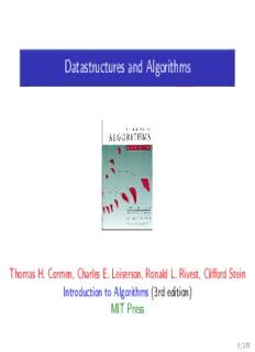Datastructures And Algorithms PDF