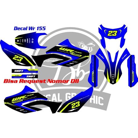 Jual Decal Wr155 Striping Wr155 Full Body Stiker Wr Bisa Request Stiker Yamaha Wr 155 Full Body