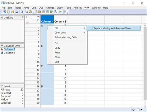 Solved How To Replace Empty Rows Until Next Entry And Continue