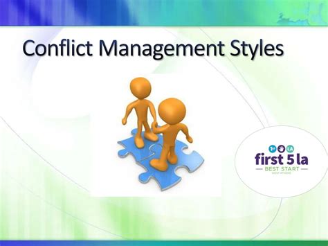 PPT - Conflict Management Styles Workshop PowerPoint Presentation, free ...