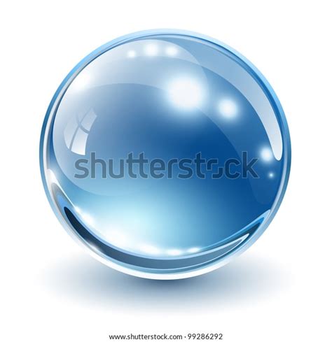 D Glass Sphere Vector Illustration Stock Vector Royalty Free Shutterstock