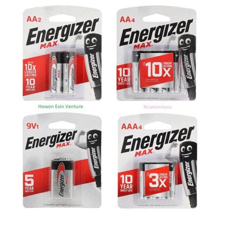 Energizer Max Alkaline Battery Aa Aa Aaa Aaa V Lazada