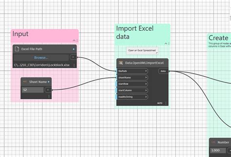 how to show input excel file path in dynamo player civil 3d dynamo