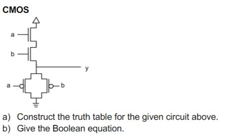 Solved A Construct The Truth Table For The Given Circuit Chegg Com
