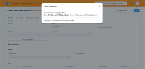 Insufficient Permission For Company Read Error Permissions Frappe Forum