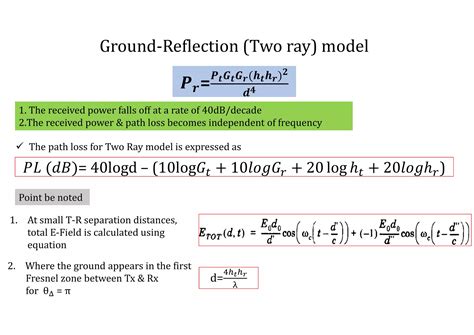 Cellular Network Ground Reflectio Two Ray Model Pdf