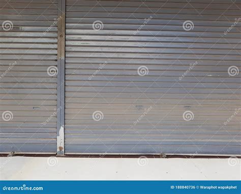 Rolling Shutters Pattern Texture Background Stock Photo Image Of Entrance Modern 188840736