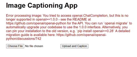 I Tried To Build Image Captioning App With Openai Codex Cli Analytics