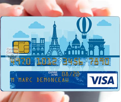 Autocollant Pour Carte Bancaire Sticker Pour Carte Bancaire Paris