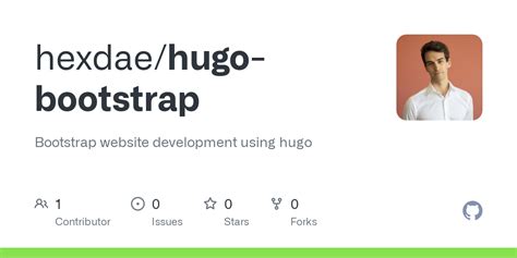 GitHub Hexdae Hugo Bootstrap Bootstrap Website Development Using Hugo
