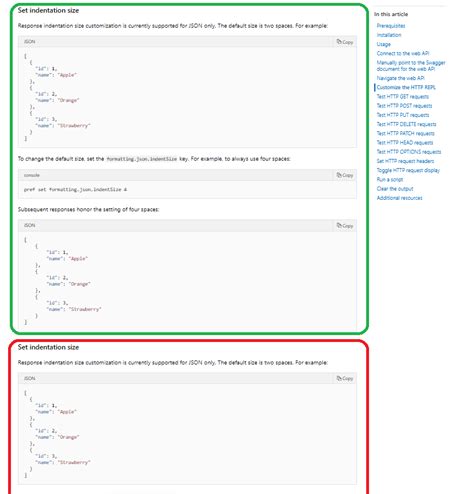 Section Set Indentation Size Is Duplicated · Issue 14077 · Dotnet