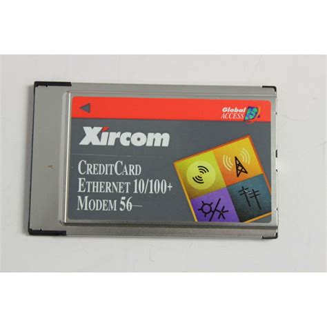 Xircom Cem56 100 Modem 56 And Ethernet 10 100 Pcmcia Card No Donble Cable Included
