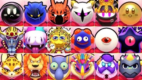 Kirbys Return To Dream Land Deluxe All Masks And Voices Youtube