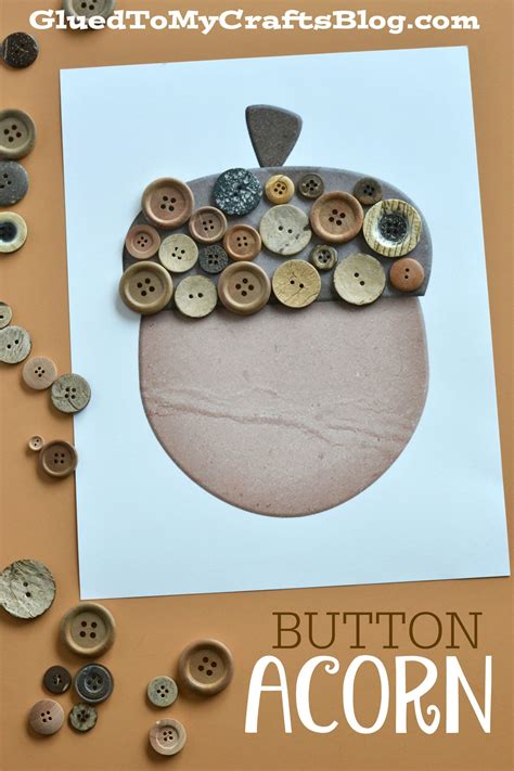Acorn Craft Template Use The Acorn Outlines To Make Your Own