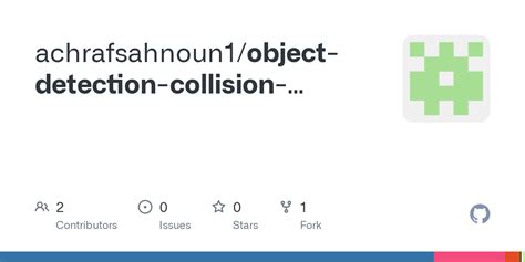Github Achrafsahnoun Object Detection Collision Avoidance Vehicule