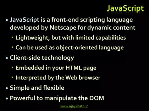Basics Of Java Script Js Pptx Basics Of Java Script Js Pptx