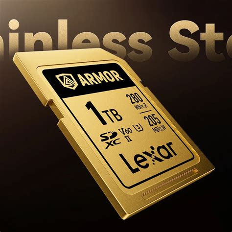 Lexars Armor Gold Metal Card Is 37x Stronger Than Normal Sd Cards