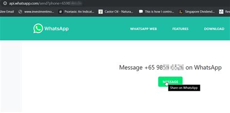 how to send whatsapp messages without saving contact investment moats
