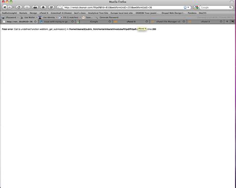 Call To Undefined Function Webform Get Submission 804496 Drupal Org