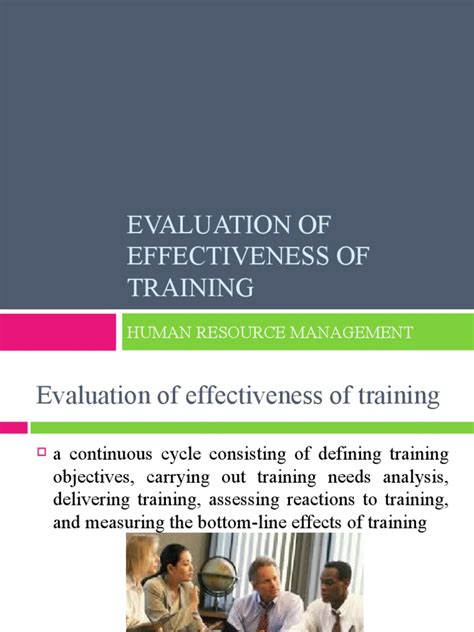 Evaluation Of Effectiveness Of Training Pdf Evaluation Questionnaire