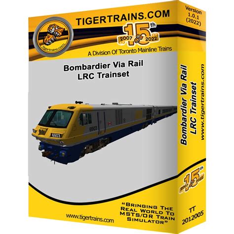 Bombardier Lrc Trainset Via Rail Edition
