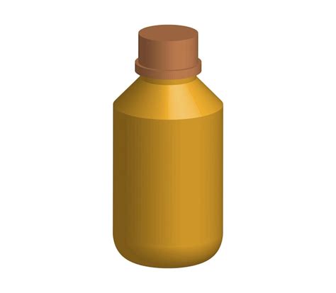 Premium Vector Threedimensional Syrup Bottle