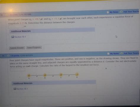 Solved 0 Pints Cj10 18 P 060 My Notes Ask Your Teache 5 1