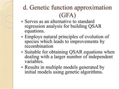 Quantitative Structure Activity Relationshippptx Chemistry Science